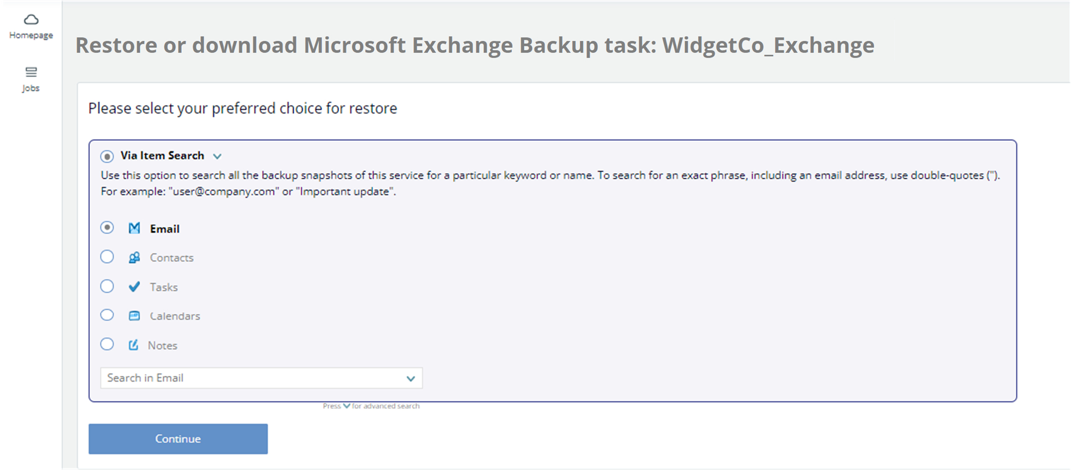 End-User Recovery User Guide – CLOUDALLY