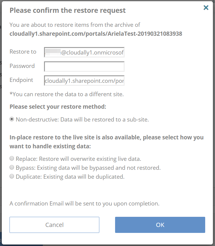 Searching, Restoring & Downloading Microsoft SharePoint Backup Data ... Searching, Restoring & Downloading Microsoft SharePoint Backup Data ...