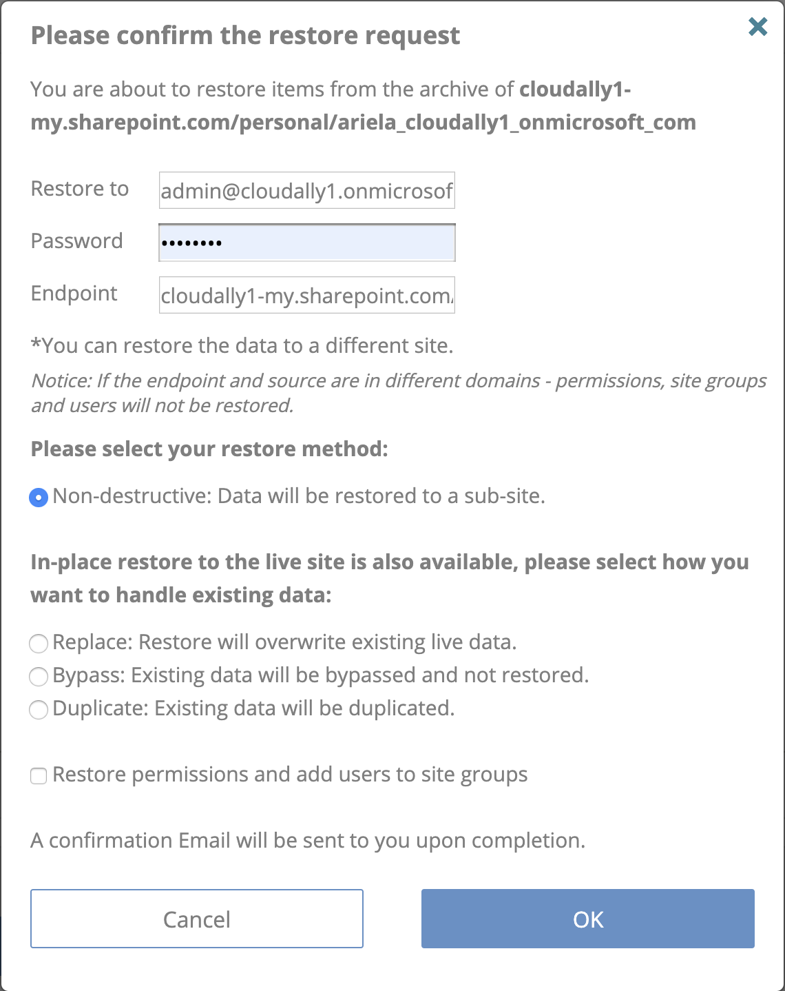 Searching, Restoring & Downloading OneDrive Backup Data – CLOUDALLY Searching, Restoring & Downloading OneDrive Backup Data – CLOUDALLY